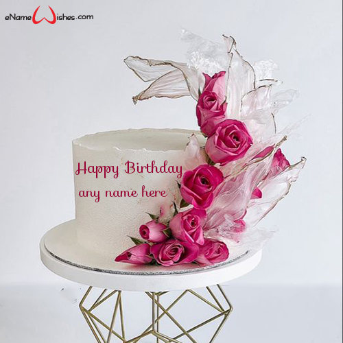 Beautiful Birthday Cake Design with Name Editable - Name Birthday Cakes ...