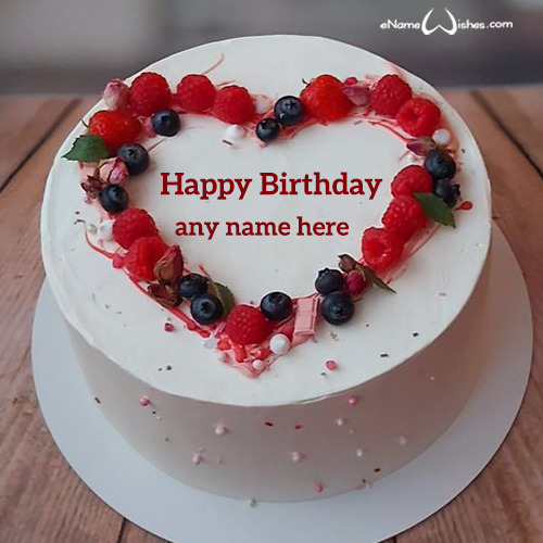 Happy Birthday Wishes Love Cake With Name Name Birthday Cakes Write
