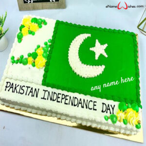 14 August Celebration Cake with Name - Name Birthday Cakes - Write Name ...