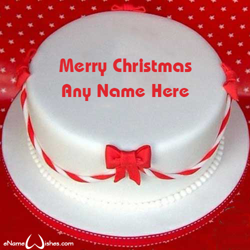 Best Christmas Wish Cake with Name - Name Birthday Cakes - Write Name ...