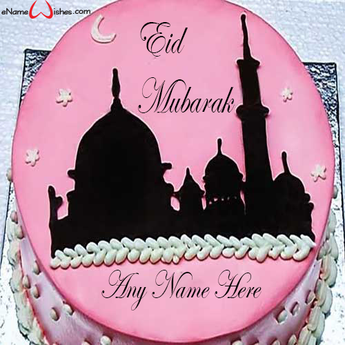 Cool Eid Name Cake - Name Birthday Cakes - Write Name on Cake Images