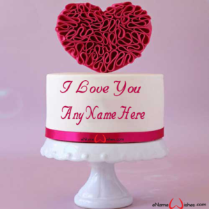 True Love Cake with Name Generator - Name Birthday Cakes - Write Name ...