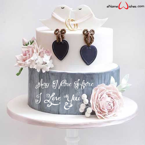 True Love Cake with Name Generator - Name Birthday Cakes - Write Name ...