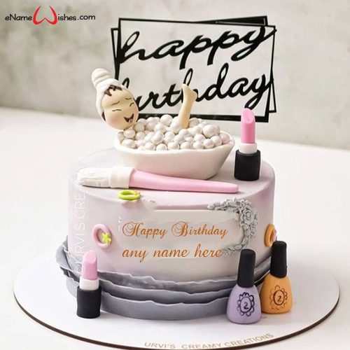 Advance Happy Birthday Cake with Name - Name Birthday Cakes - Write ...