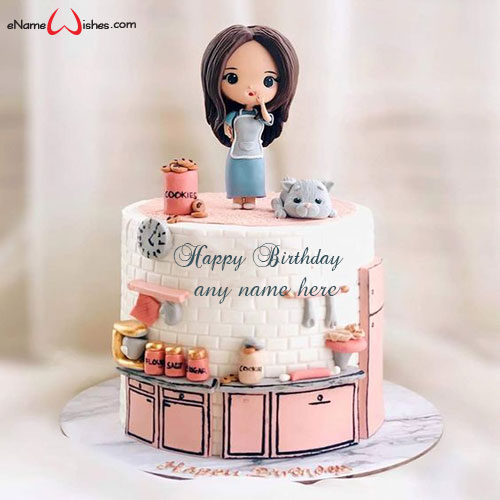Happy Birthday Wishes Cake Image with Name Editor Online Free - Name ...