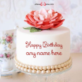 Write Name in Design on Cake - Best Wishes Birthday Wishes With Name