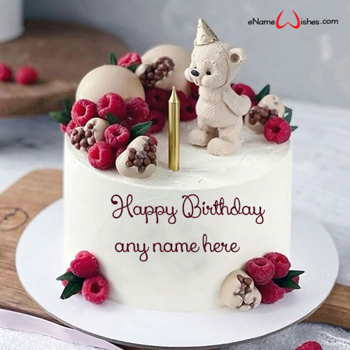 Beautiful Flowers Birthday Cake Image with Name - Name Birthday Cakes ...