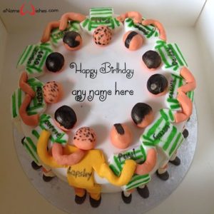 Modern Birthday Cake for Men with Name - Best Wishes Birthday Wishes ...