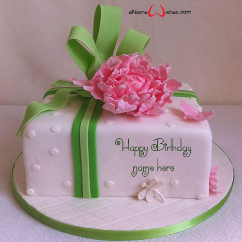 Custom Birthday Cake with Name - Name Birthday Cakes - Write Name on ...