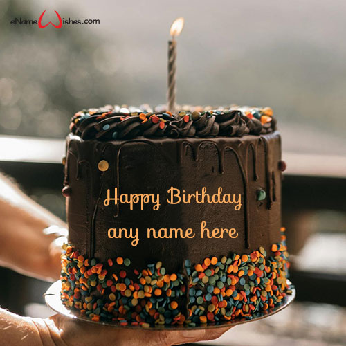 Cute Heart Shaped Birthday Cake with Name Edit Online - Name Birthday ...