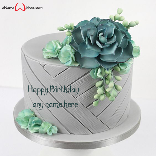 Hpbd Cake with Name Edit - Name Birthday Cakes - Write Name on Cake Images
