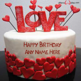 Trendy Birthday Cake for Men with Name Edit - Best Wishes Birthday ...