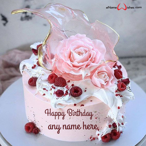 Magical Birthday Wishes Cake With Name Name Birthday Cakes Write 