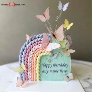 Birthday Cake for Best Friend with Name Edit - Name Birthday Cakes