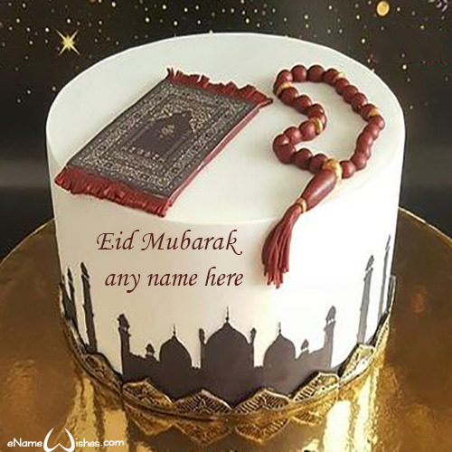 Personalised Eid Wishes with Name - Name Birthday Cakes - Write Name on ...