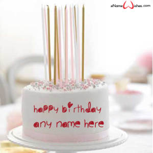 Magical Themed Birthday Cake with Name - Name Birthday Cakes - Write ...