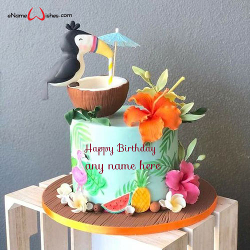 Name Birthday Cakes - Write Name on Cake Images
